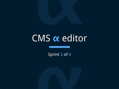 show and tell a new cms infrastructure ppt