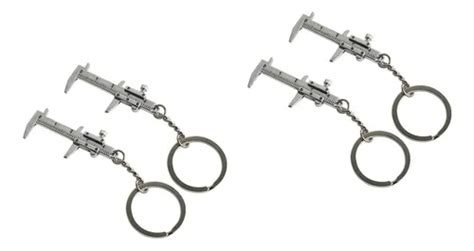 Llavero Moderno Vernier Caliper De 4 Llaveros Para Hombre Meses Sin Intereses