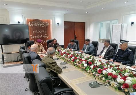 رئاسة جامعة البصرة تعقد اجتماع مع القيادات الأمنية لمناقشة استعداداتها