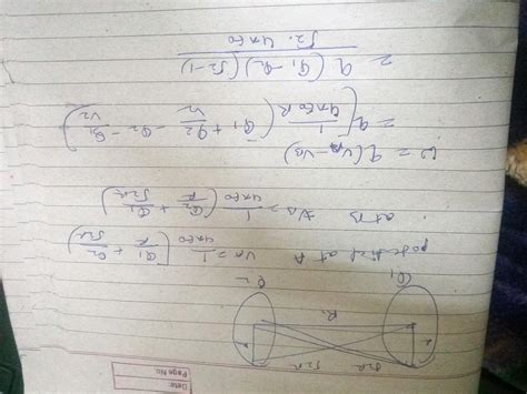 Two Identical Thin Rings Each Of Radius R Metre Are Co Axially Placed Distance R Metre