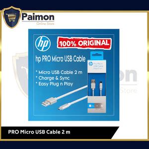 Jual HP Pro Micro Usb 2m Silver Kabel Pro Micro Usb Merk HP Jakarta Barat Paimon Official