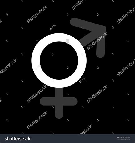 Asexuality Intersex Dark Dull Symbols Male Stock Vector Royalty Free Shutterstock