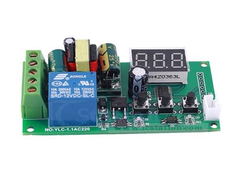 AC 110V 220V Button Control Timer Relay Switch Module High Level Signal Trigger
