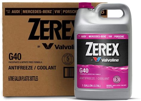 Zerex G40 Concentrate Antifreeze Coolant 1 Ga Case Of 6 Partlimit