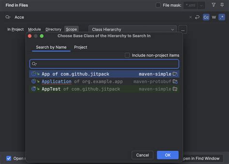 Search And Replace A Target Within A Project IntelliJ IDEA Documentation