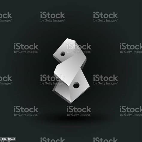 다각형 벡터 번호 기호입니다 흰색 검은색에 낮은 폴 리 수 3 3에 대한 스톡 벡터 아트 및 기타 이미지 3 3차원 형태 결정체 Istock