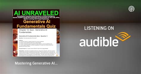 Mastering Generative Ai Essential Quiz Series On Ai Fundamentals Ai