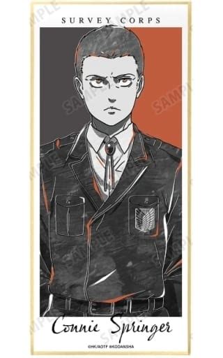 駿河屋 コニー・スプリンガー 「進撃の巨人 トレーディング Ani Art Black Label スタンド付き色紙 Vera」（紙製品その他）