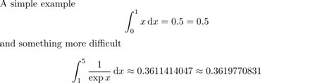 Pgfplots Calculate The Value Of Definite Integrals Tex Latex