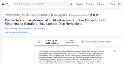 Posterolateral Transforaminal Full Endoscopic Lumbar Discectomy For