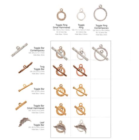 Contemporary Toggle Bar Antique Gold