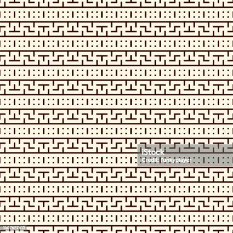 창조적 인 퍼즐과 반복 국경 모자이크 추상적 인 배경입니다 기하학적 장식과 원활한 패턴 디자인 0명에 대한 스톡 벡터 아트 및 기타 이미지 Istock