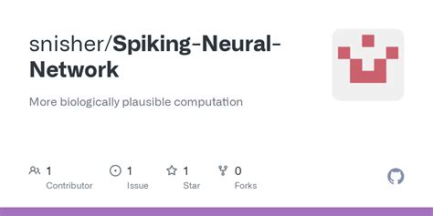 GitHub Snisher Spiking Neural Network More Biologically Plausible Computation