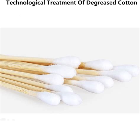 Zhiye 600 Bamboo Cotton Buds Biodegradable And Eco Friendly Makeup