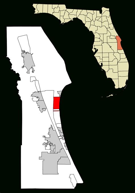 Brevard County Florida Wikipedia Cocoa Beach Florida Map