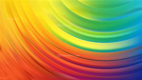 Colorful Curve Background Vector Illustration