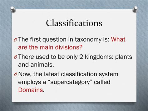 Biology 11 Taxonomy Ppt Download