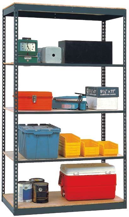 Riviet Shelving No Nuts Bolts Or Shelf Clips 14 Gauge Post Accessible