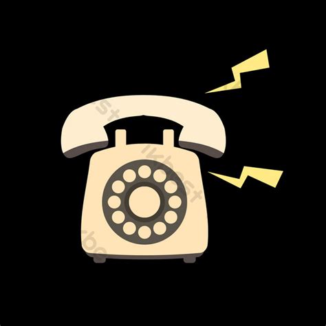Cartoon Ringing Phone GIF AEP PNG Images Free Download Pikbest