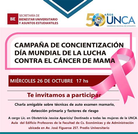 Charla sobre técnicas de autoexamen mamario en la UNCA La Unión Digital
