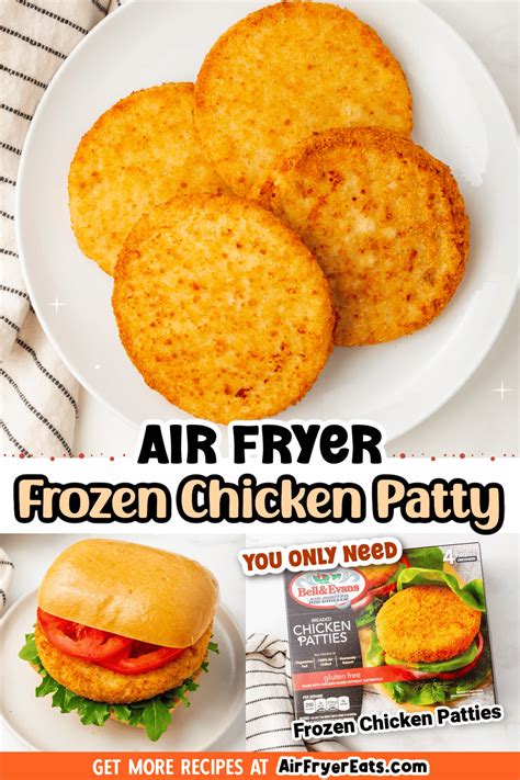 Chicken Patties In Air Fryer Air Fryer Eats