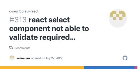 React Select Component Not Able To Validate Required Property Issue Coreui Coreui React