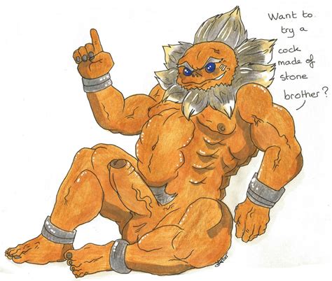 Rule 34 Blue Eyes Darunia English Text Gay Goron Male Male Only