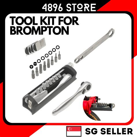 Hidden Bicycle Toolkit For Brompton Folding Bike A C Line Frame Ratchet