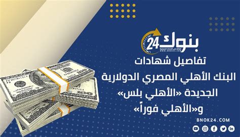تفاصيل شهادات البنك الأهلي المصري الدولارية الجديدة إنفوجرافيك