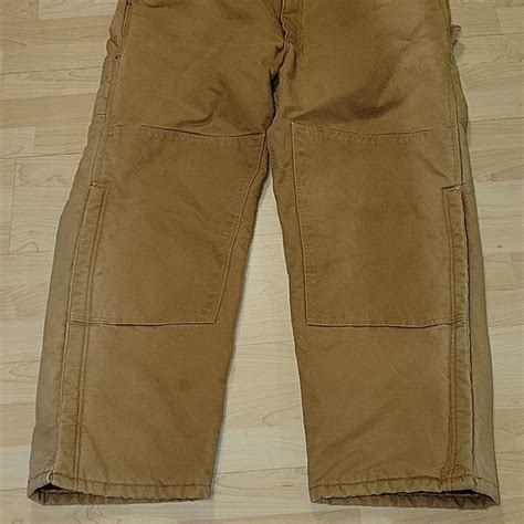 Carhartt Jackets And Coats Carhartt R2 Brn Double Knee Duck Bib Quilt