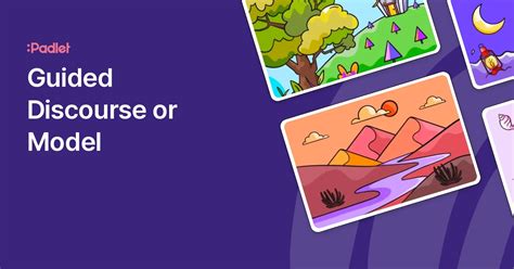 guided discourse or model