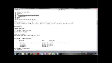 Sql Plsql Online Training Video 1 Youtube