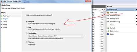 Inbound Rules Firewall
