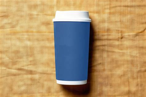 Premium Photo Blue Coffee Cup