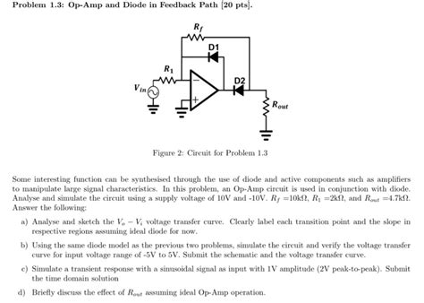 Solved Problem Diode Based Circuit In This Problem The Chegg Com