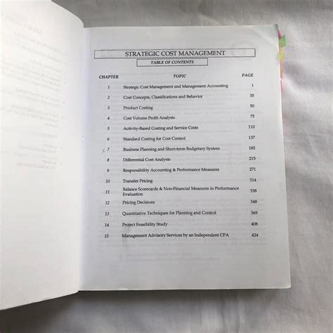 Strategic Cost Management By Payongayong 1st Edition On Carousell