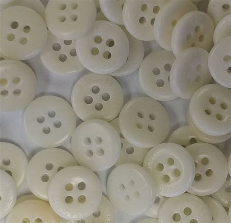 White Corozo Shirt Buttons Ywbutton Gents Bespoke Store