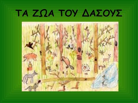τα ζωα του δασους Ppt