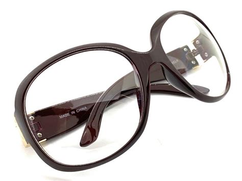 Womens Oversized Vintage Retro Style Clear Lens Eye Glasses Large