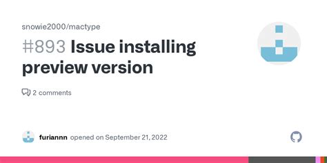Issue Installing Preview Version Issue Snowie Mactype Github