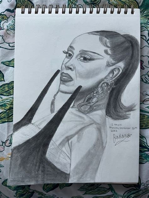 Doja Cat 🐱 Cats Male Sketch Art