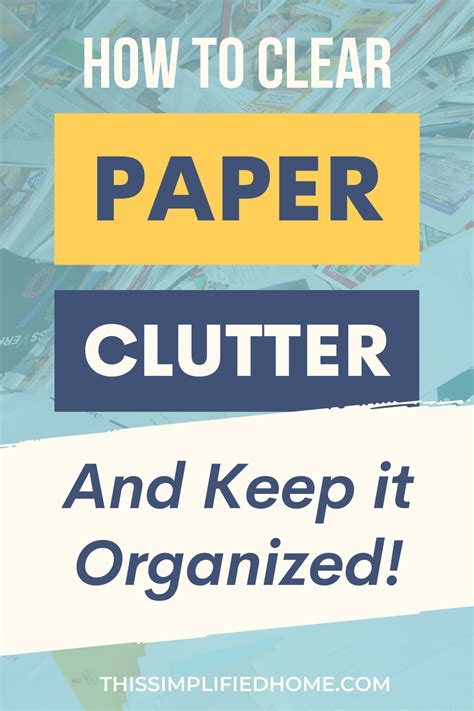 Eliminate Paper Clutter Artofit