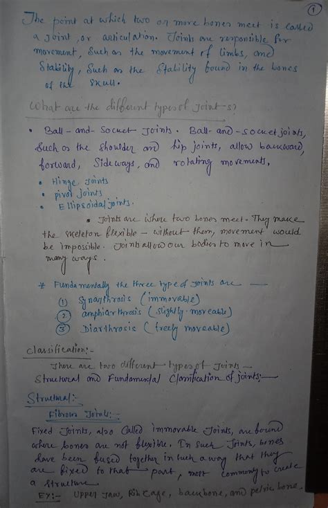 Solved Pal Models Skeletal System Joints Lab Practical