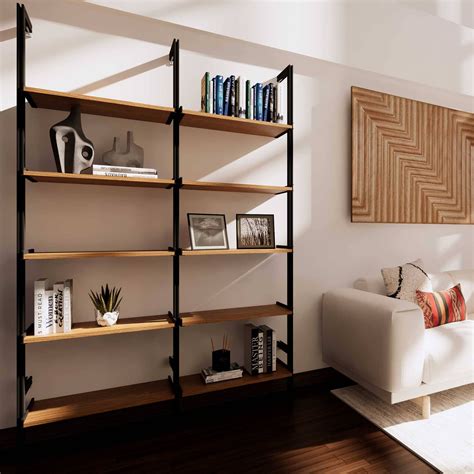 Wood Shelves Modular Shelving Units Modern Shelving