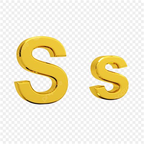Letra Dorada S Png Dibujos S Carta Letra S Png Y Psd Para Descargar
