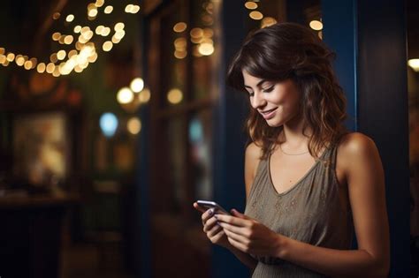 Premium Photo Businesswoman Using A Mobile POS System For Payments