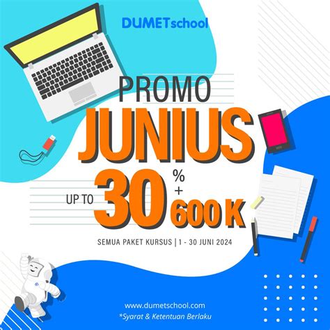 dumet school on linkedin memasuki bulan juni ini dumet school punya promo junius 🤩 sudah…