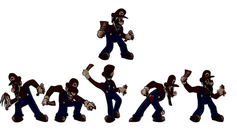 Mario Exe V2 Sprites By Odysseybros On Deviantart