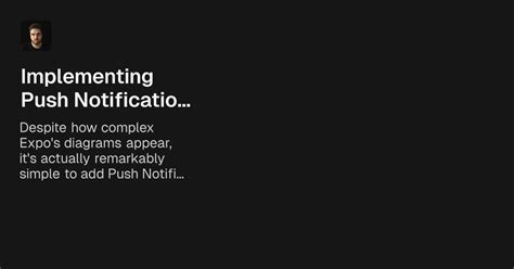 Implementing Push Notifications With Expo And Firebase Cloud Functions