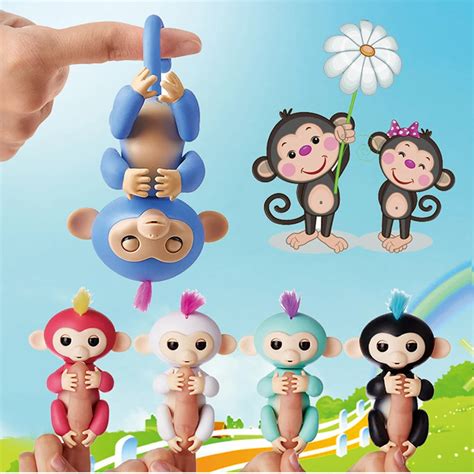 Action-Figure-Happy-Monkey-Finger-Baby-Monkey-Electronic-Pets-Kids ...